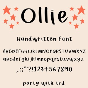 Handwritten Font Digital Font Lettering Letter Print Handlettering Font ...