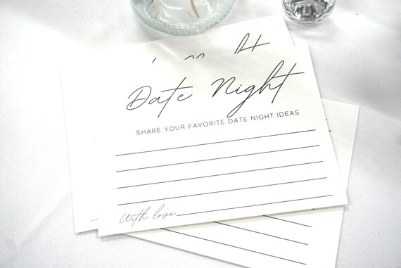 Date Night Card Digital Download Printable Card - Etsy