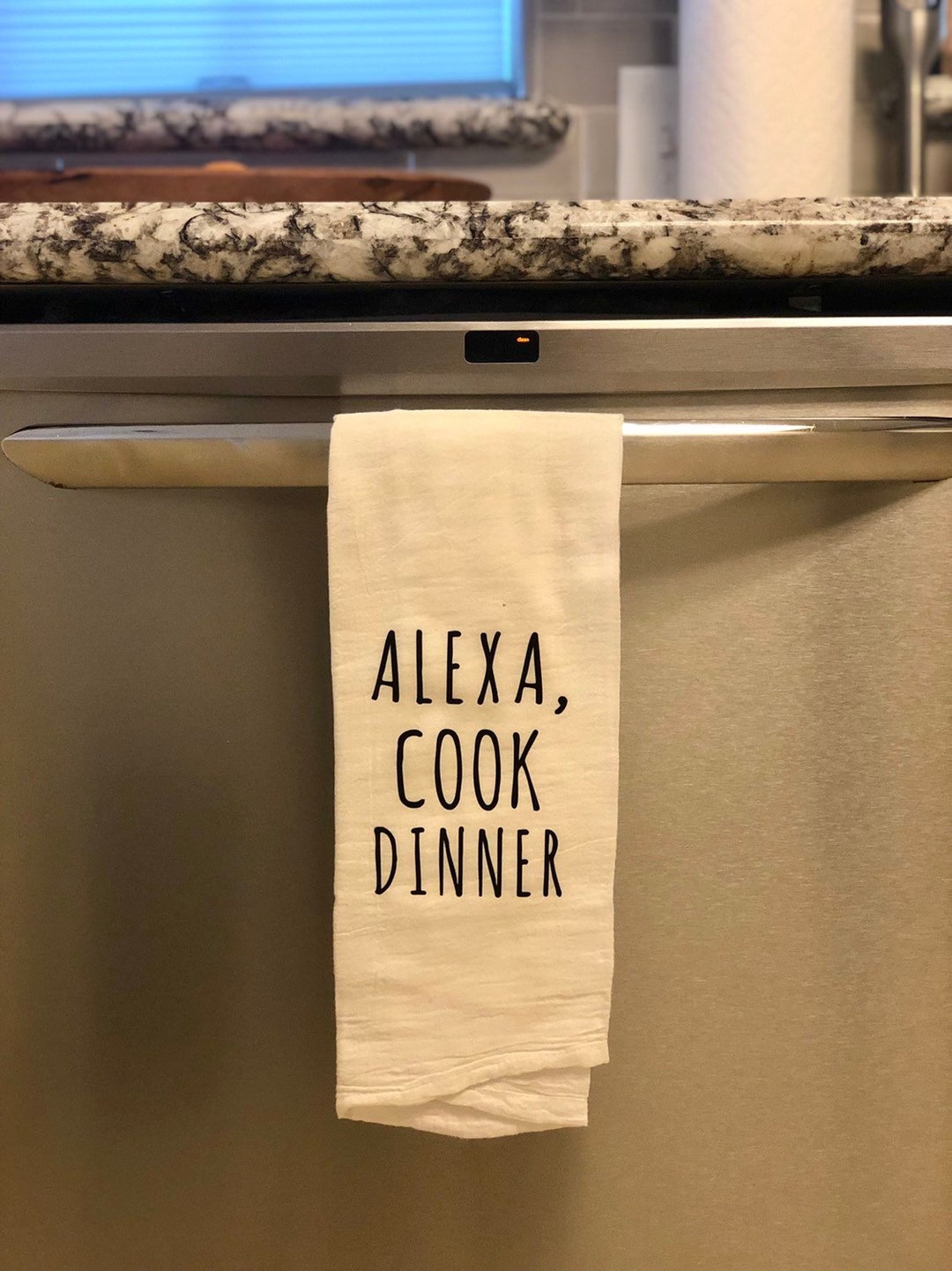 Alexa, Cook Dinner Amazon Alexa Kitchen Tea Towel - Etsy