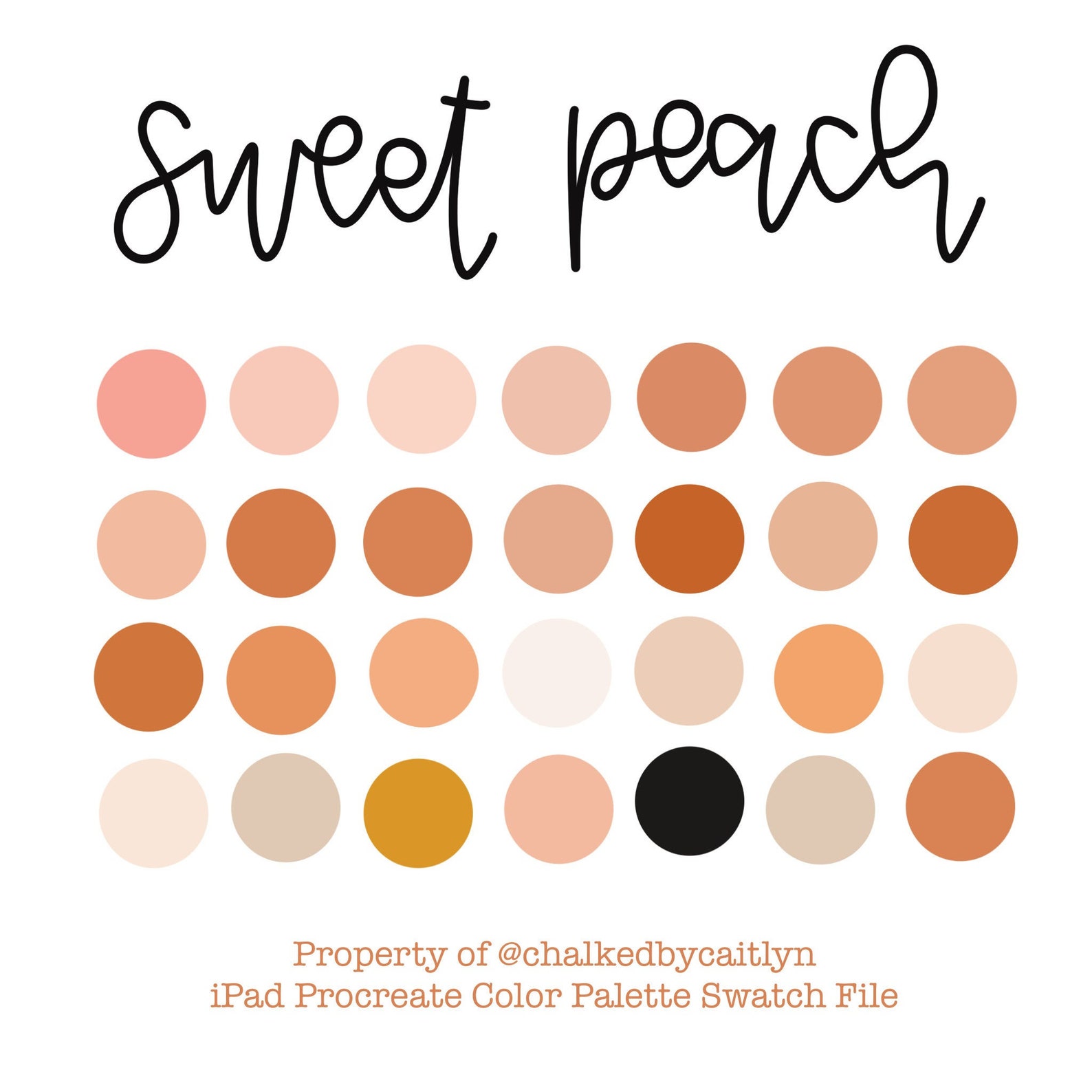 Ipad Procreate Color Palette Digital Download Swatch File - Etsy