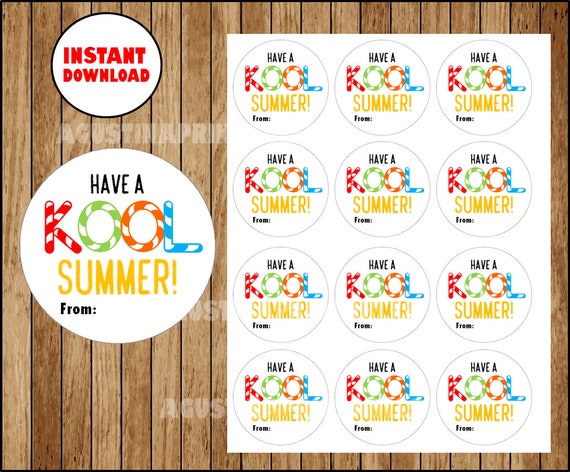 INSTANT DOWNLOAD End of the School Year Have a COOL Summer - Etsy
