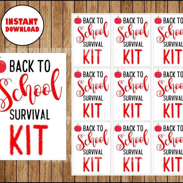 Teacher Back to School Survival Kit - Etsy