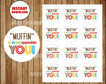 Muffin Teacher Appreciation | Etsy
