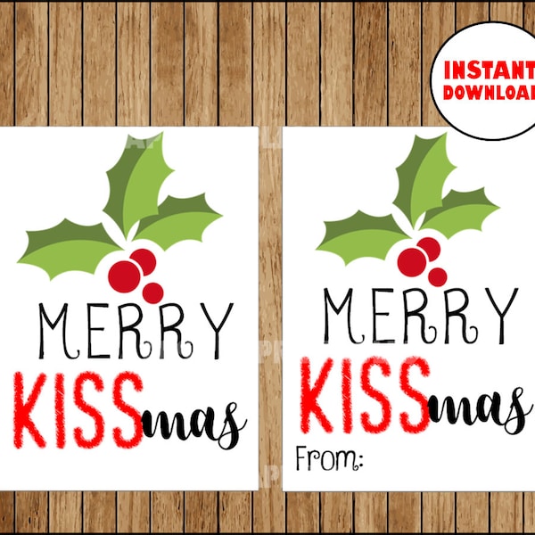 Merry Kissmas - Etsy