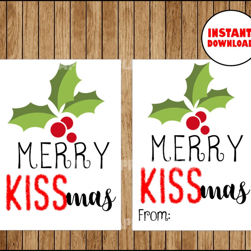 Merry Kissmas - Etsy