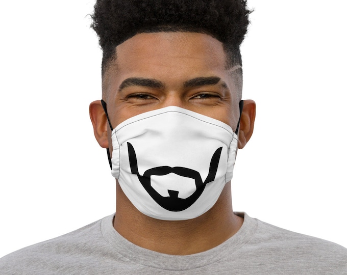 Mustache King Face Mask - Etsy
