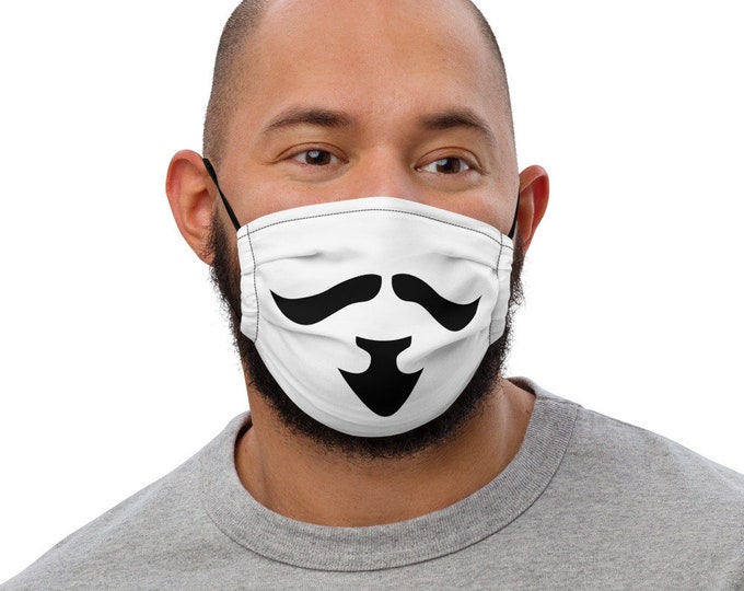 Mustache King Face Mask - Etsy
