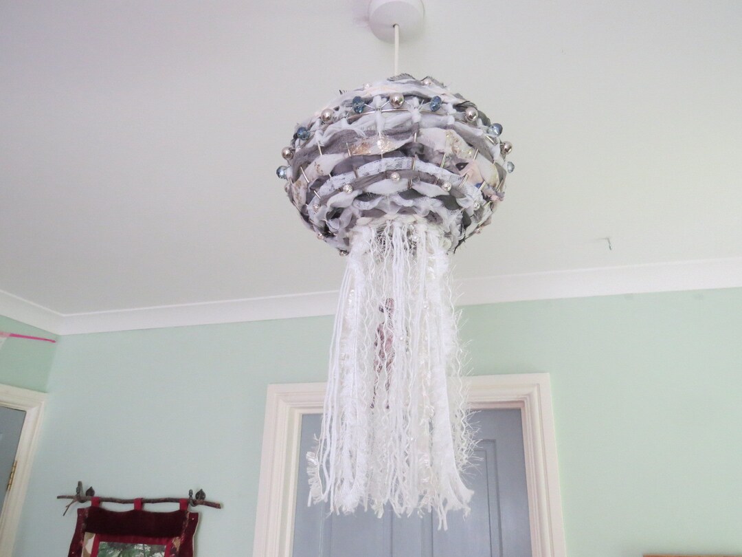 UFO Ceiling Pendant Lampshade, 'shade of Grey'. Alien Spacecraft Theme. - Etsy