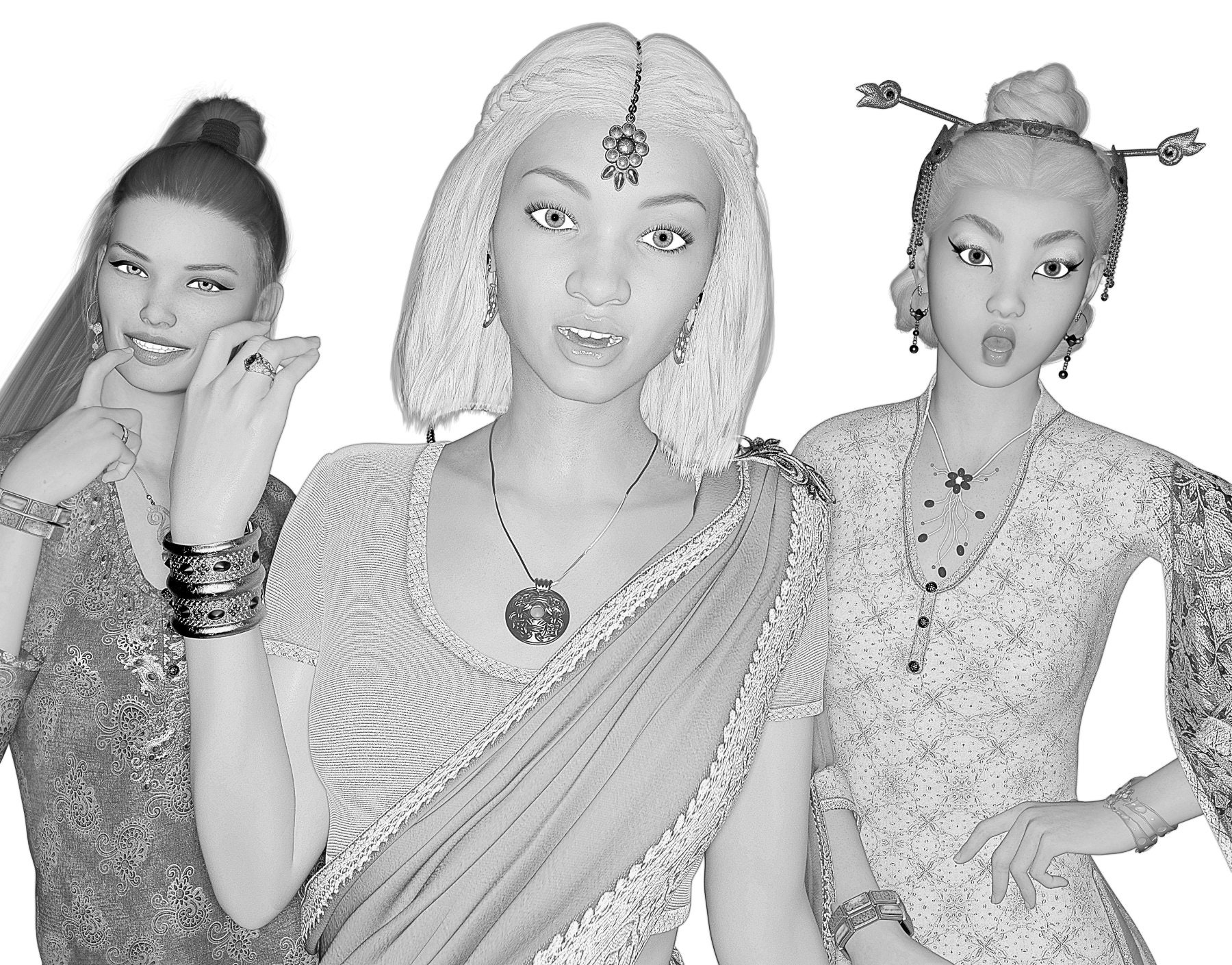 Portraits Fashion & Fantasy 1 - Etsy