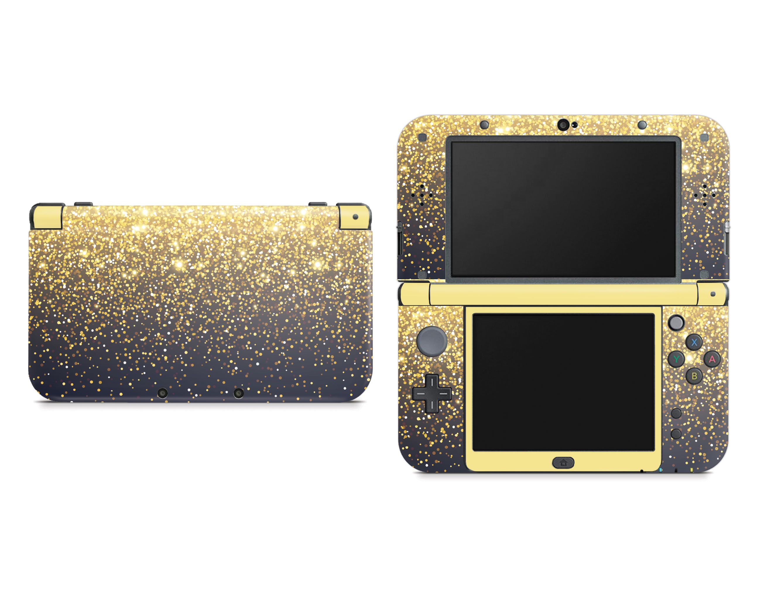 Gold Simple Dots Printed Skin For The Nintendo 3DS XL And New | Etsy