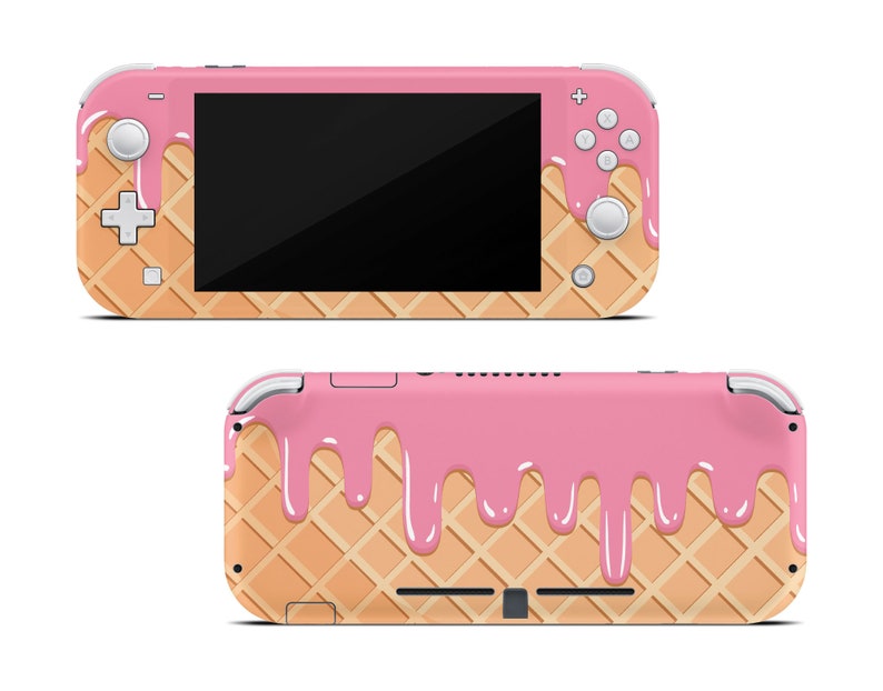 Melted Ice Cream Cone Skin for the Nintendo Switch Lite - Etsy