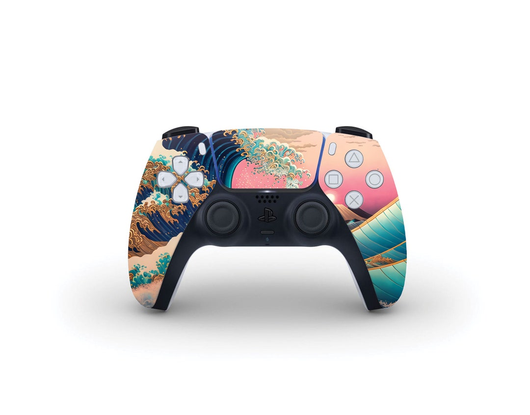 Golden Hokusai Great Wave Skin for the PS5 Controller - Etsy