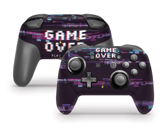Game Over Glitch Skin For The Nintendo Switch Pro Controller | Etsy