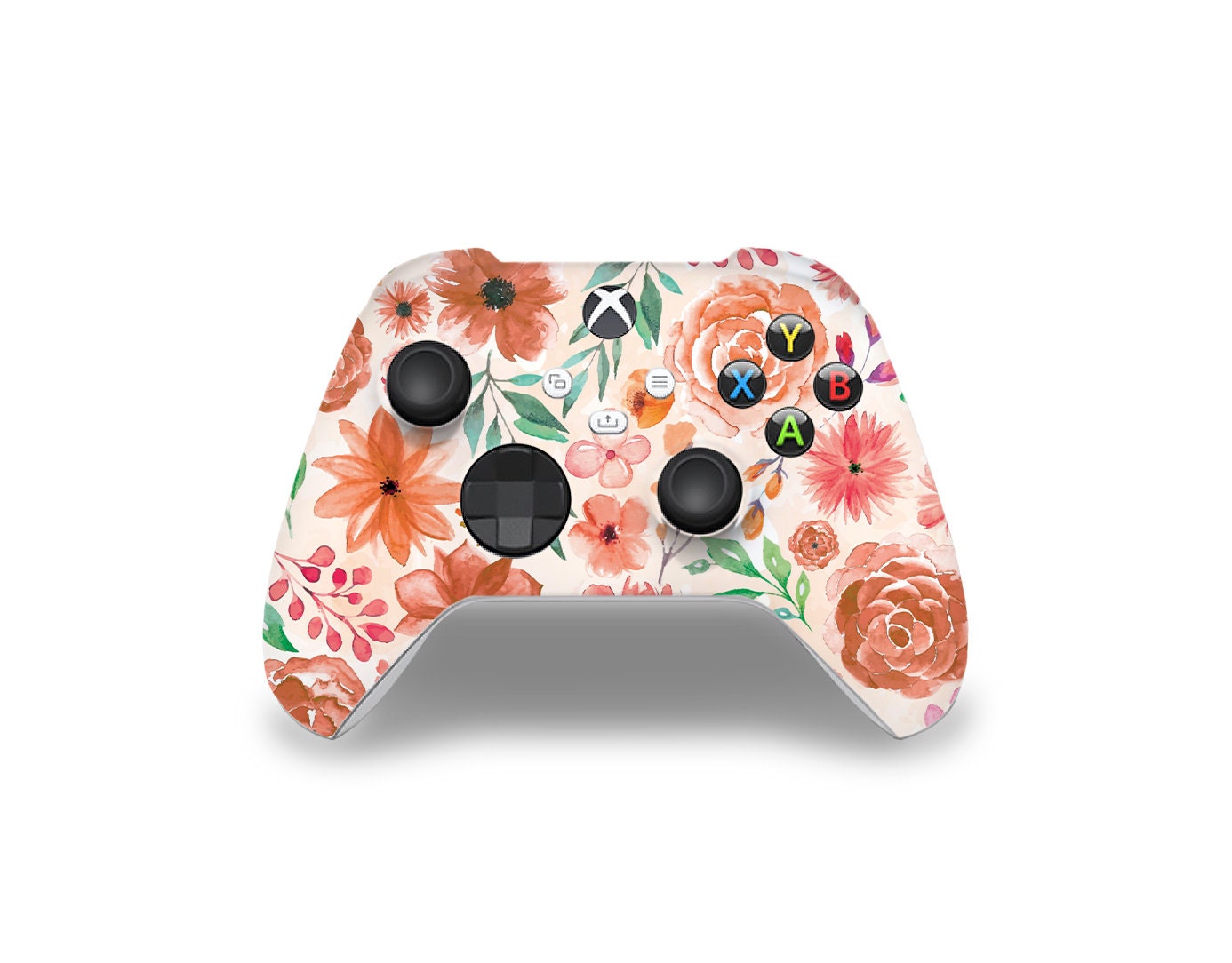 Orange Watercolor Flowers Skin for the Xbox Series Controller - Etsy