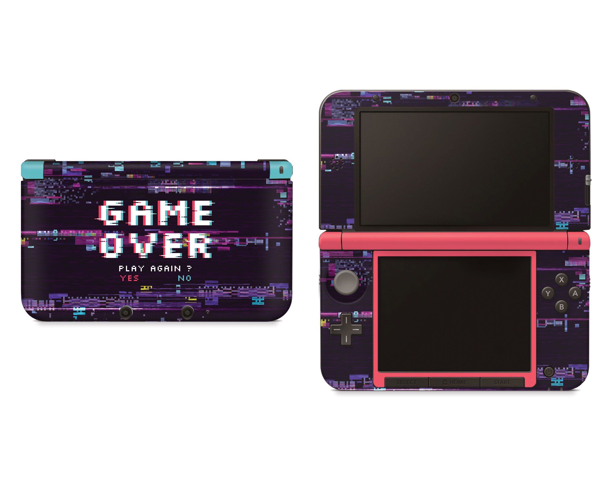 Game Over Glitch Skin for the Nintendo 3DS XL and New 3DS XL - Etsy