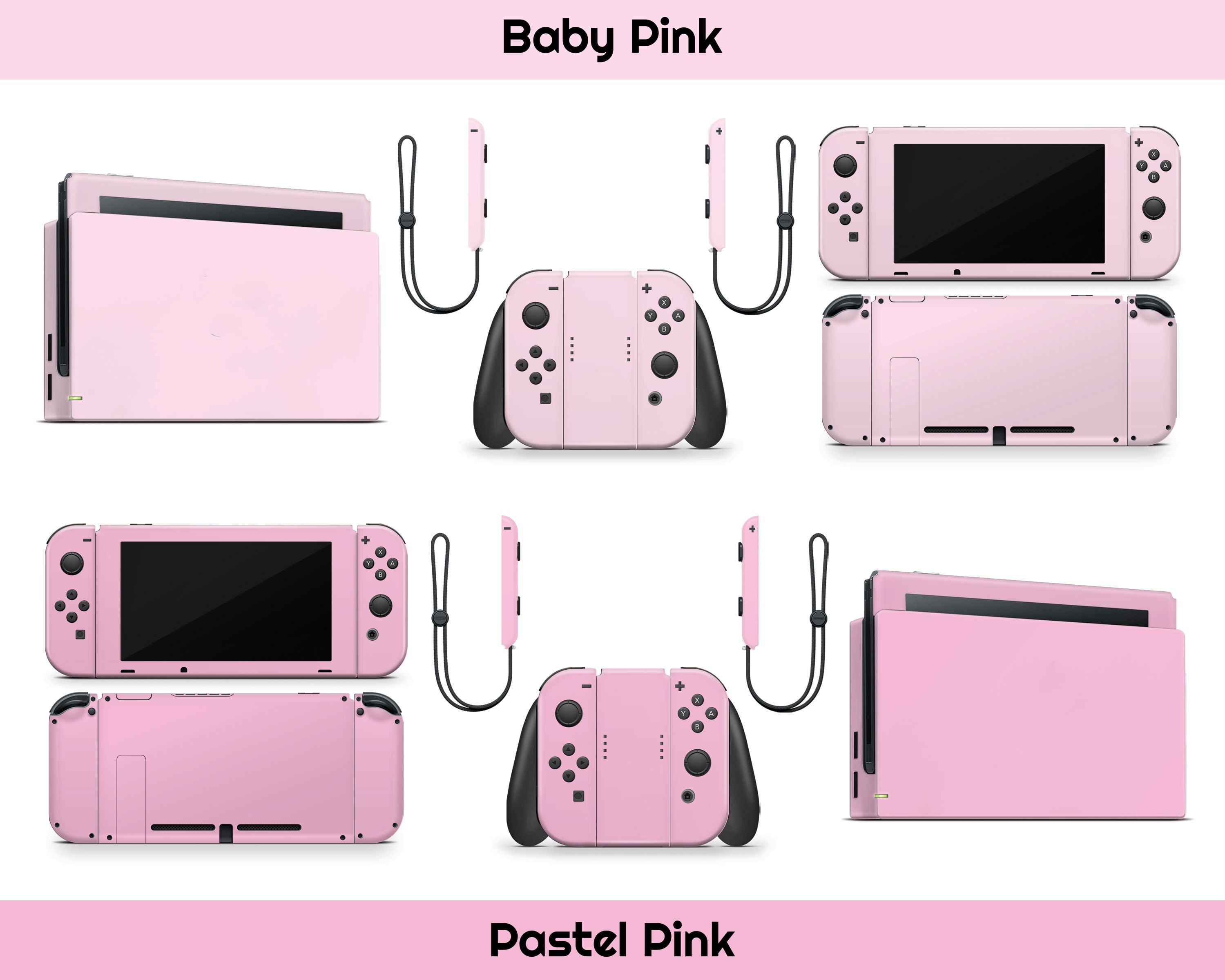 Cute Solid Pastel Skin for the Nintendo Switch Choose From A | Etsy