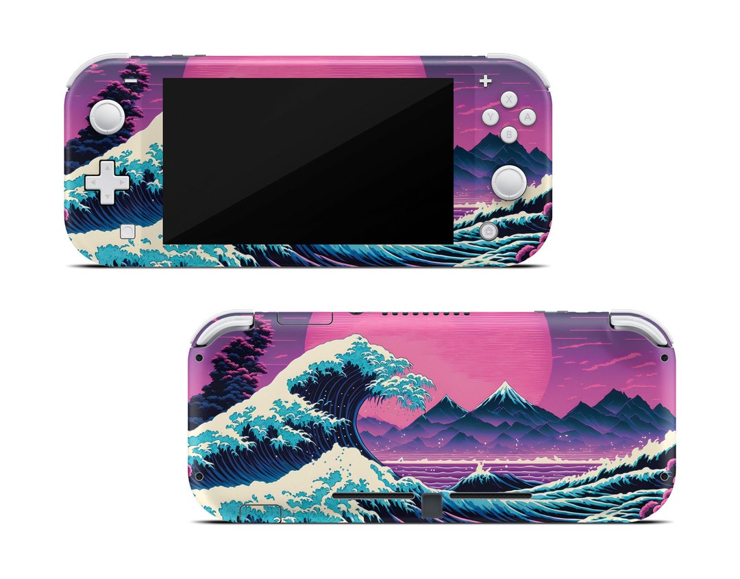 Vaporwave Hokusai Great Wave Skin for the Nintendo Switch Lite - Etsy