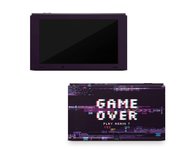 Game Over Glitch Skin for the Nintendo Switch - Etsy