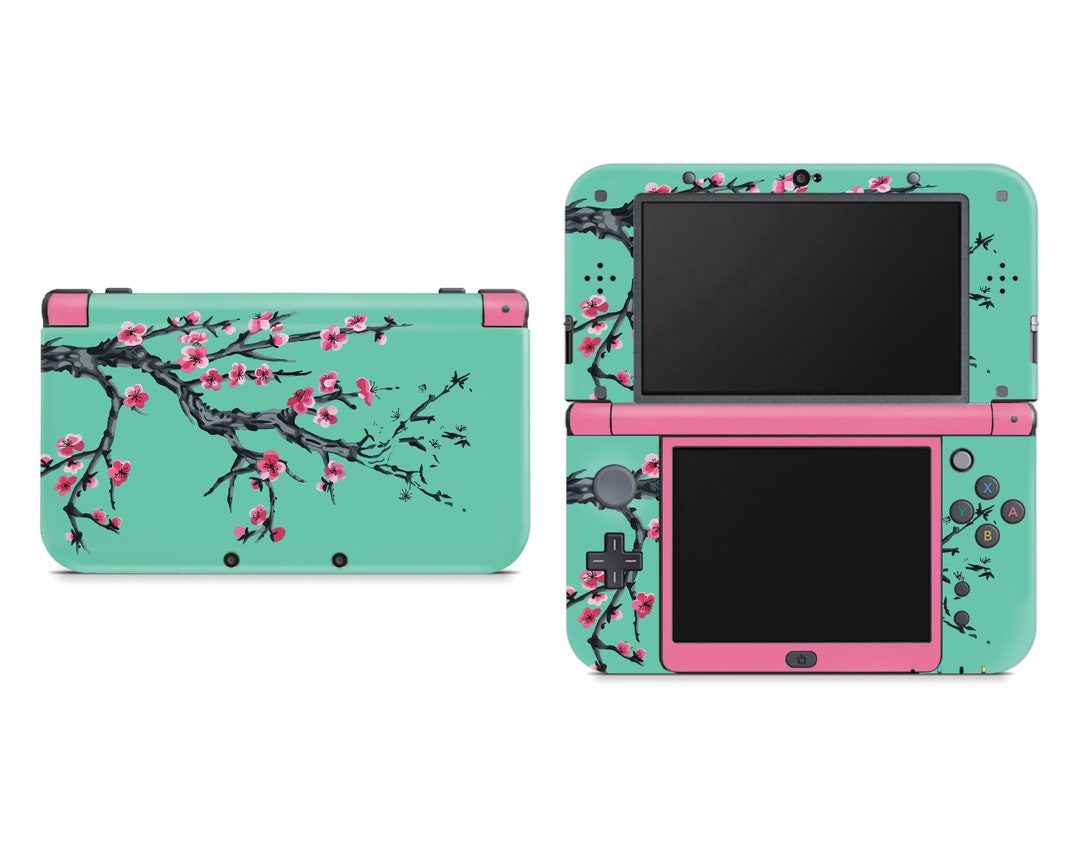 Teal Sakura Blossoms Skin for the Nintendo 3DS XL and New 3DS XL - Etsy