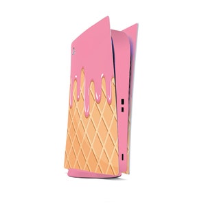 PS5 Playstation 5 Skin Melted Ice Cream Cone - Etsy