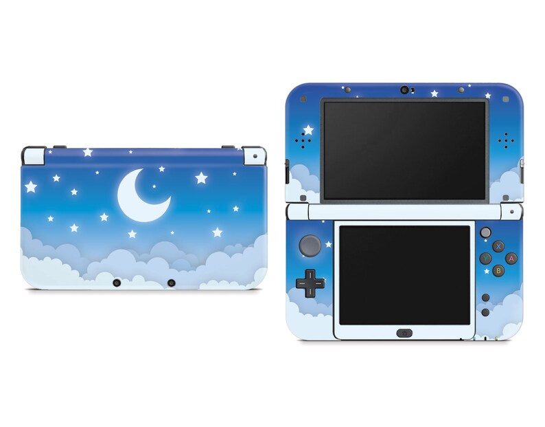 Blue Lunar Sky Skin for the Nintendo 3DS XL and New 3DS XL | Etsy