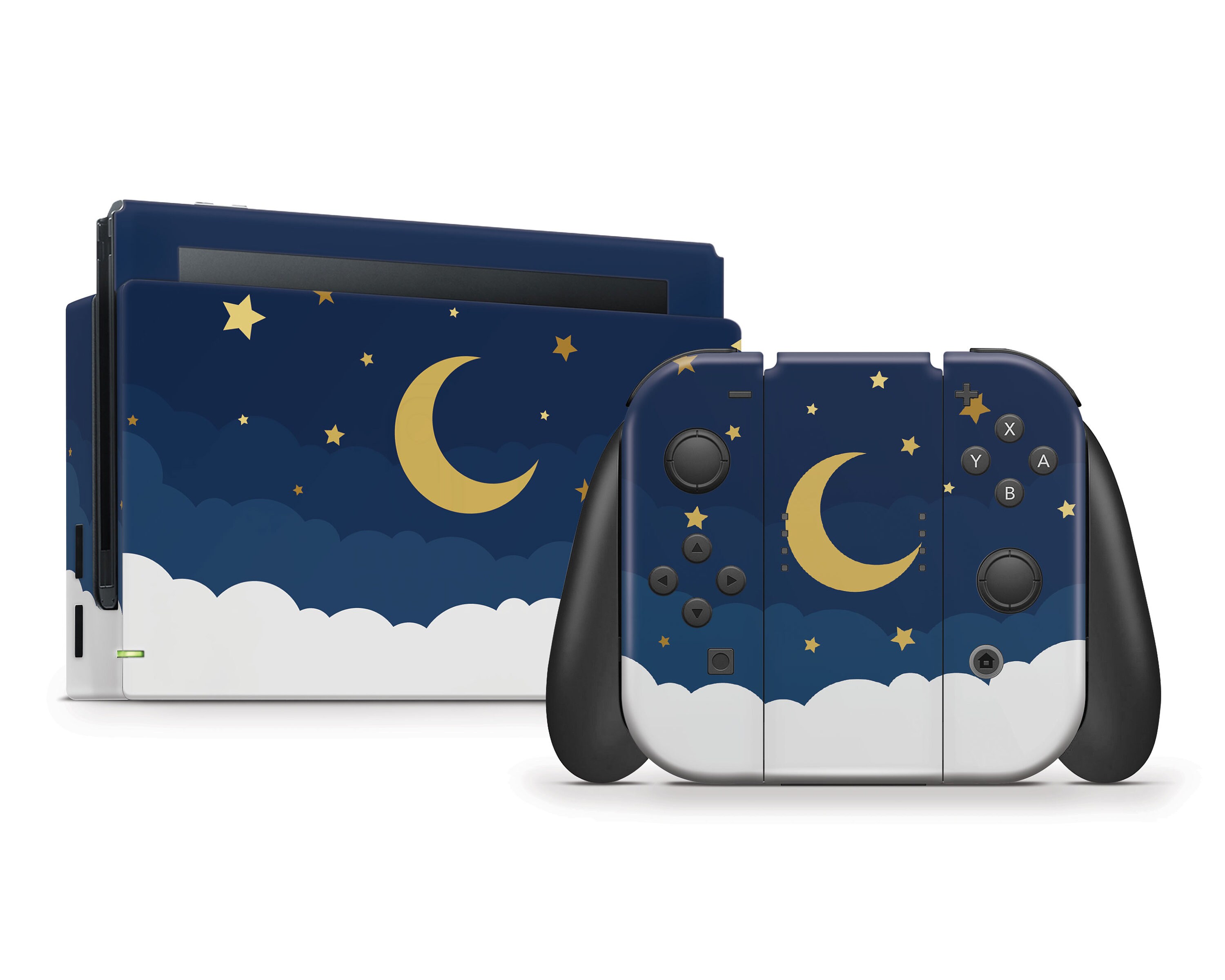 Dark Lunar Sky Skin For The Nintendo Switch | Etsy