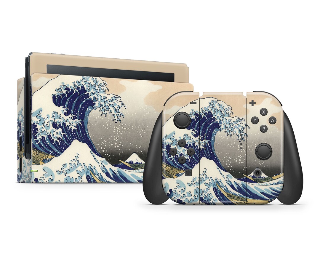 Great Wave off Kanagawa by Hokusai Skin for the Nintendo - Etsy