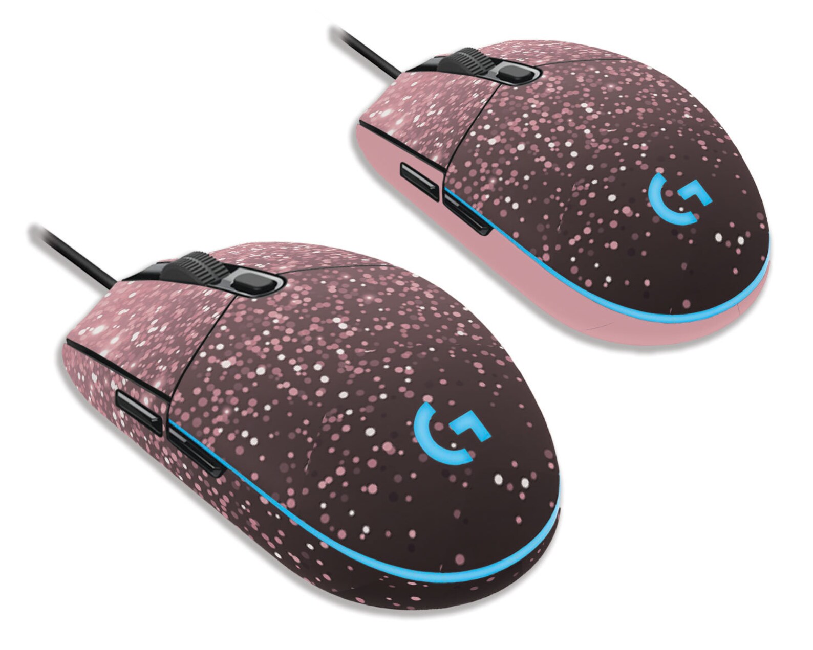 Rose Simple Dots Printed Skin for the Logitech G203 Prodigy - Etsy