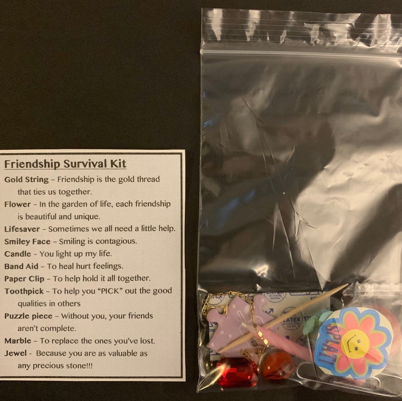 Friendship Survival Kit - Etsy
