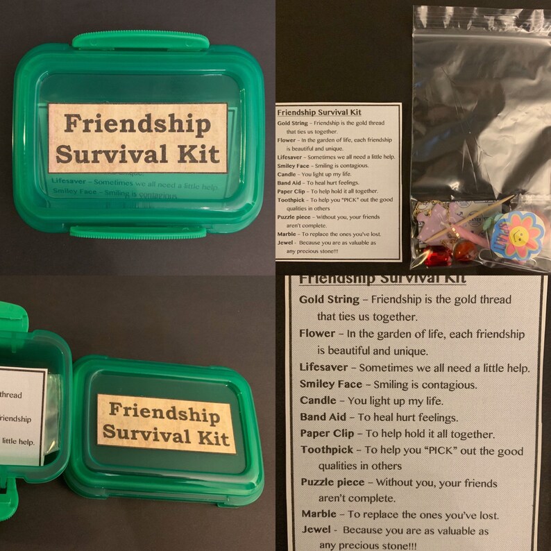 Friendship Survival Kit - Etsy