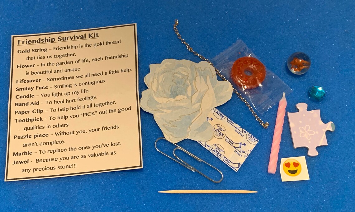 Handmade Friendship Survival Kit - Etsy