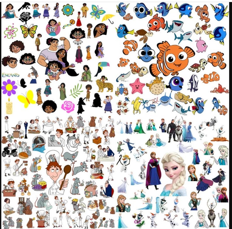 80000 Mega Svg Bundle LAYERED Cricut File LAYERED Cartoon Clipart ...
