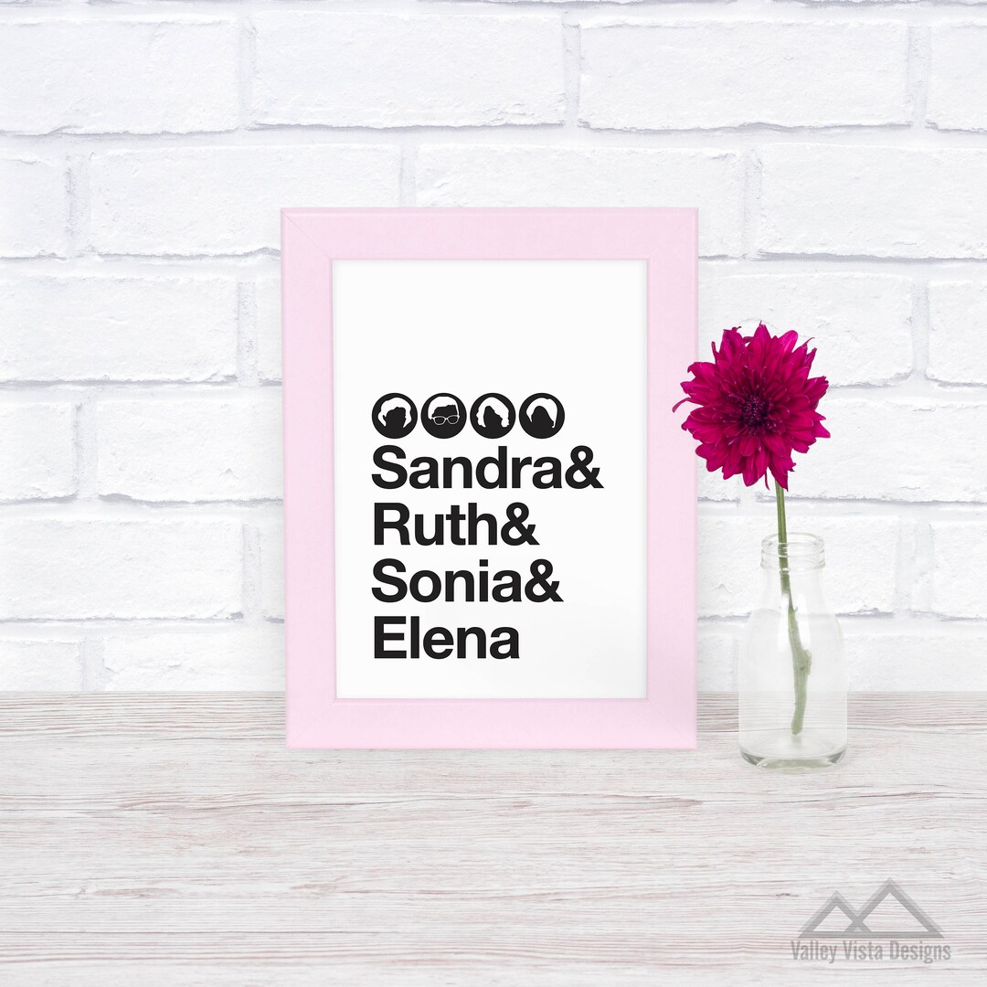 PRINTABLE | Female Supreme Court Justices | Wall Art | DIGITAL FILE - Etsy