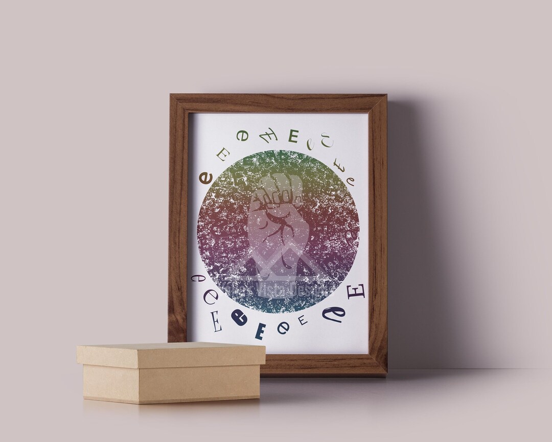 Sign Language Letter E Print Wall Art - Etsy