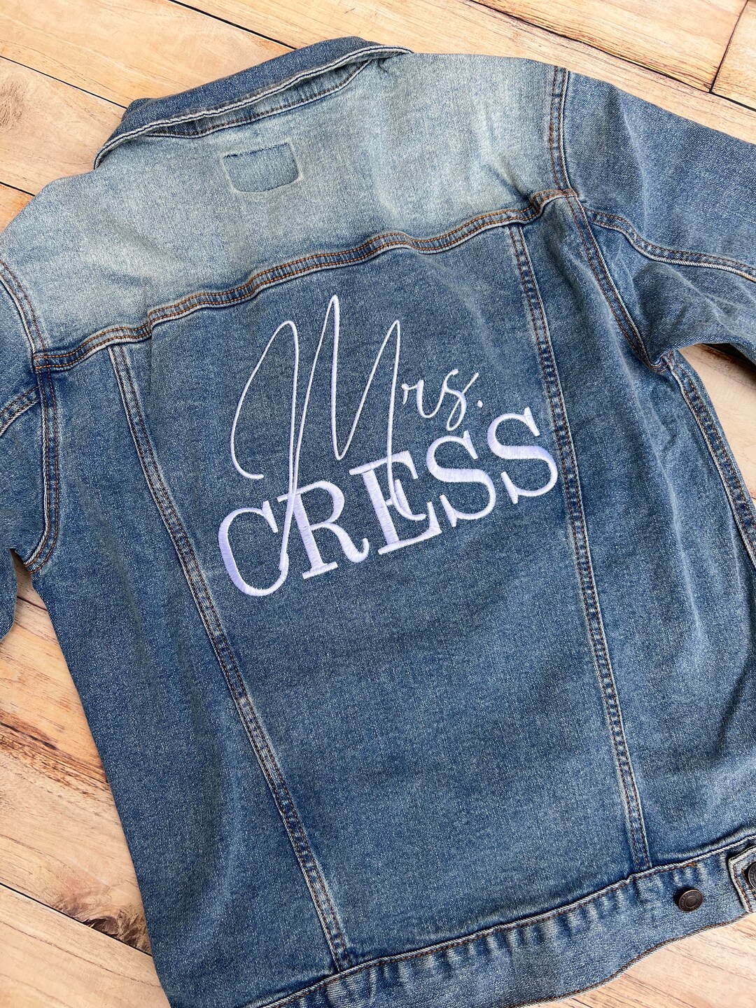 Custom Mrs Denim Jacket. Bride Jacket. Jean Jacket. - Etsy