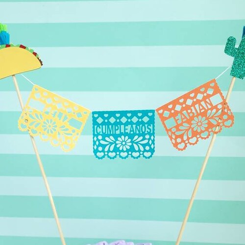 Fiesta Decorations Papel Picado Banners Cinco De Mayo | Etsy