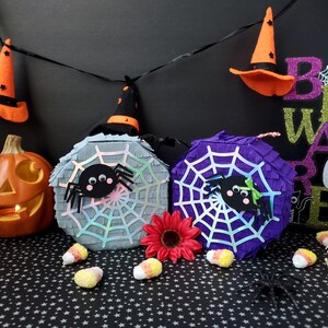 Spiderweb Mini Piñata 5" Halloween Party Favor Halloween Mini Piñata ...