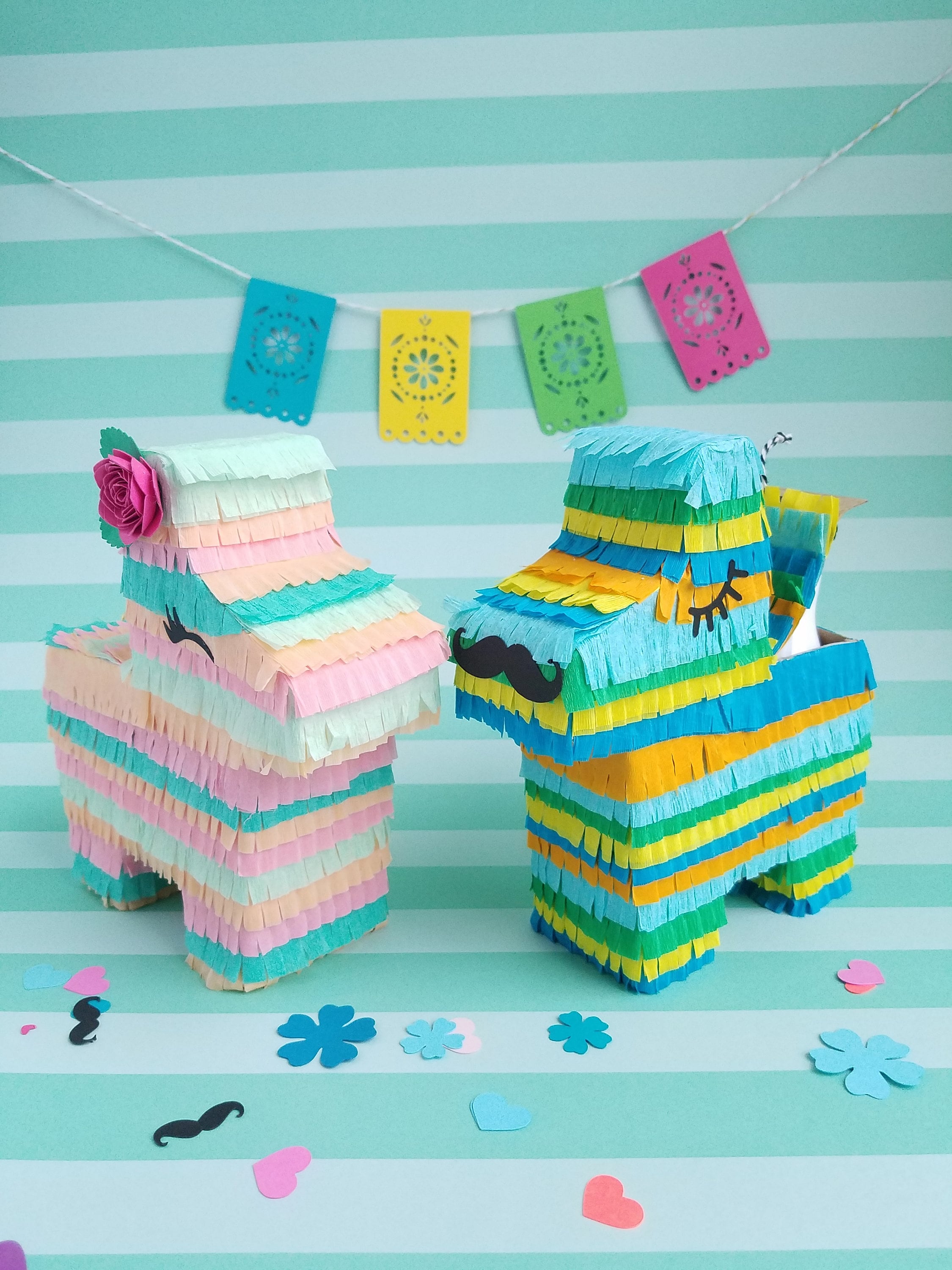 Mini Donkey Señor Piñata Set of 3 Fiesta Party Favor Fiesta | Etsy