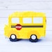 School Bus Party Favor Mini Piñata 7 Long 1pc, School Theme, Back to ...
