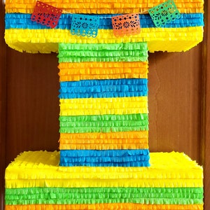 22" Fiesta Theme Number Piñata, Number Piñata, Taco Twosday Piñata ...