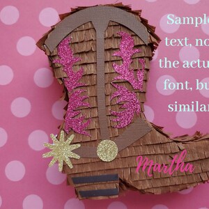 Mini Cowboy Boot Pinata | Western Party Favor, 6