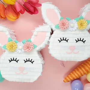 Bunny Mini Piñata: 6" Easter Basket Filler, Party Favor - Etsy