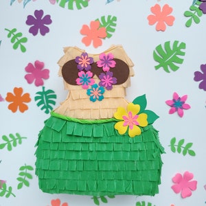 Hawaiian Mini Piñata (1x), Hawaiian Party Favor, Tropical Wedding ...