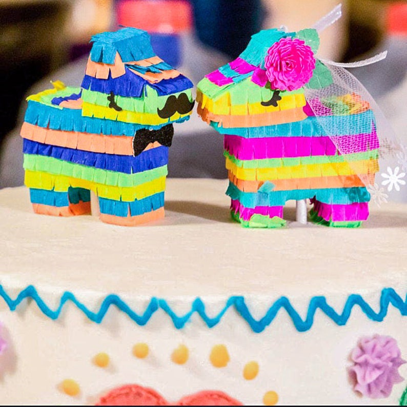 Wedding Fiesta Cake Topper Set Fiesta Wedding Mexican Theme - Etsy