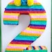 22 Fiesta Theme Number Piñata Number Piñata Taco - Etsy