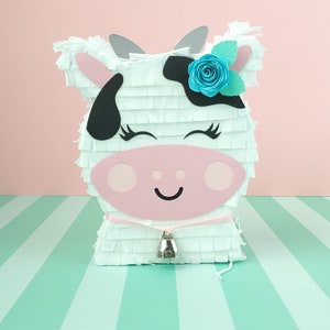 Mini Cow Piñata 6" Tall (1ct.), Cow Mini Piñata, Holstein Cow, Farm ...