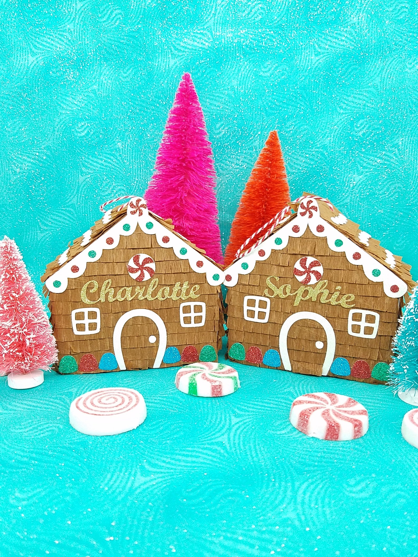 Gingerbread House Mini Piñata 4 Holiday Party Decoration - Etsy