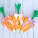 Carrot Mini Piñata 8, Carrot With Bow, Decorated Carrot, Veggie Party ...
