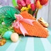 Carrot Mini Piñata 8, Carrot With Bow, Decorated Carrot, Veggie Party ...