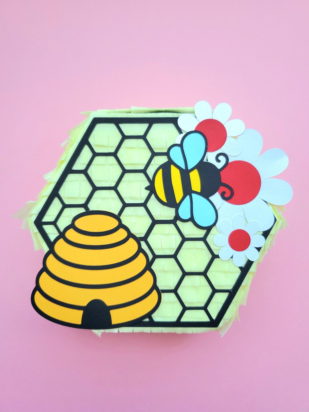 Honeycomb Mini Piñata, Bee Baby Shower Party Favor - Etsy
